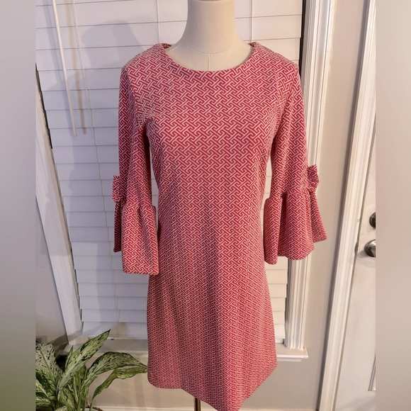 Tyler Boe | Dresses | Nwot Tyler Boe Bell Sleeve Geometric Dress | Poshmark